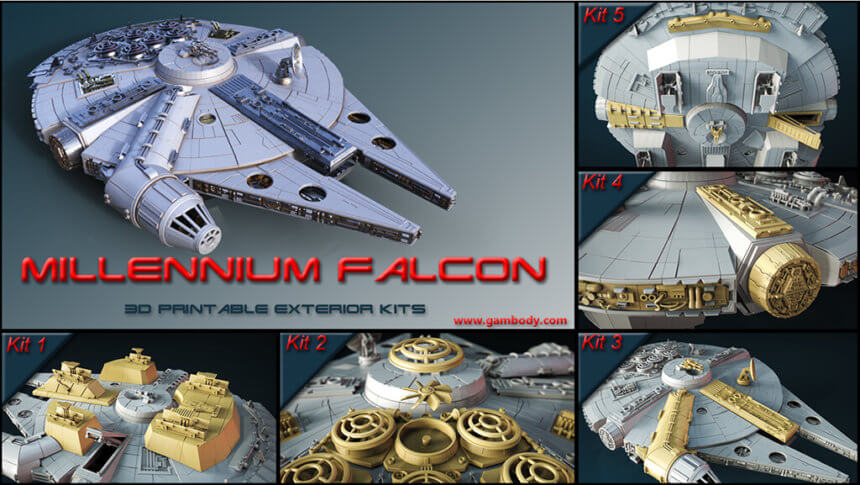 Press Release: Gambody Releases the 40-inch Millennium Falcon Model