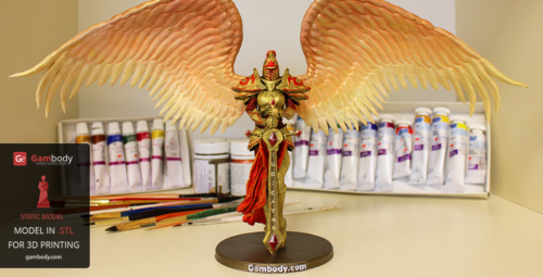 Painted Kayle 3D Model – Press Release - Gambody, 3D Printing Blog