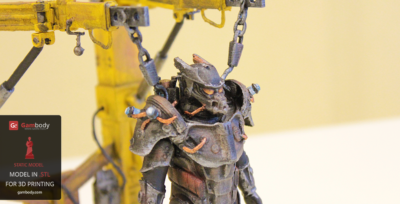 Printed and Painted Tesla Power Armor 3D Model - Press Release by ...