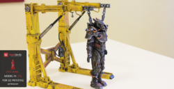 Printed and Painted Tesla Power Armor 3D Model - Press Release by ...