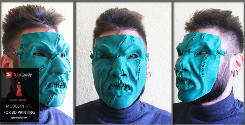 Put Your 3D Printed Mask On and Go Trick-or-Treating - Gambody, 3D ...