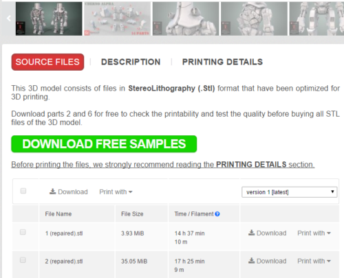 Introducing a New Website Feature: Download Some STL Files of the 3D ...