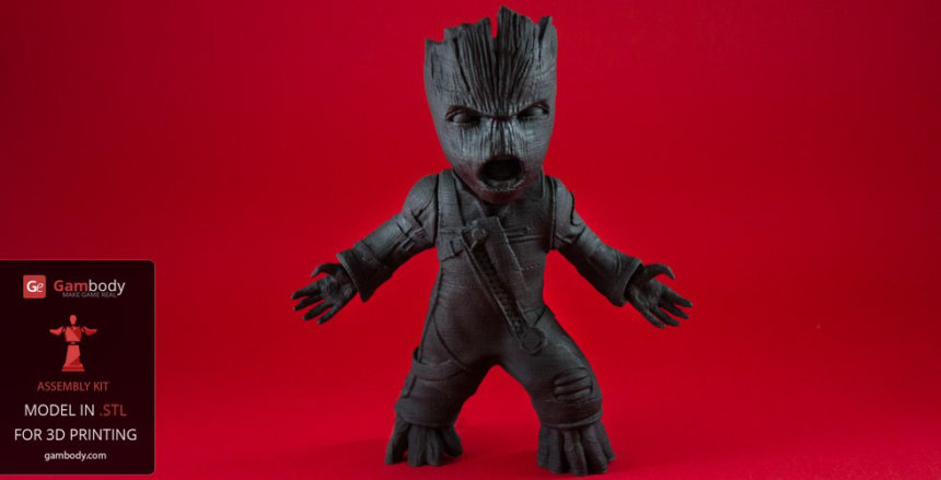 How to Hand-Paint Groot 3D Model: Tutorial - Gambody, 3D Printing Blog