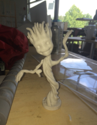 Groot 3D Print: Pictures of 3D Printed Baby Groot with STL Files