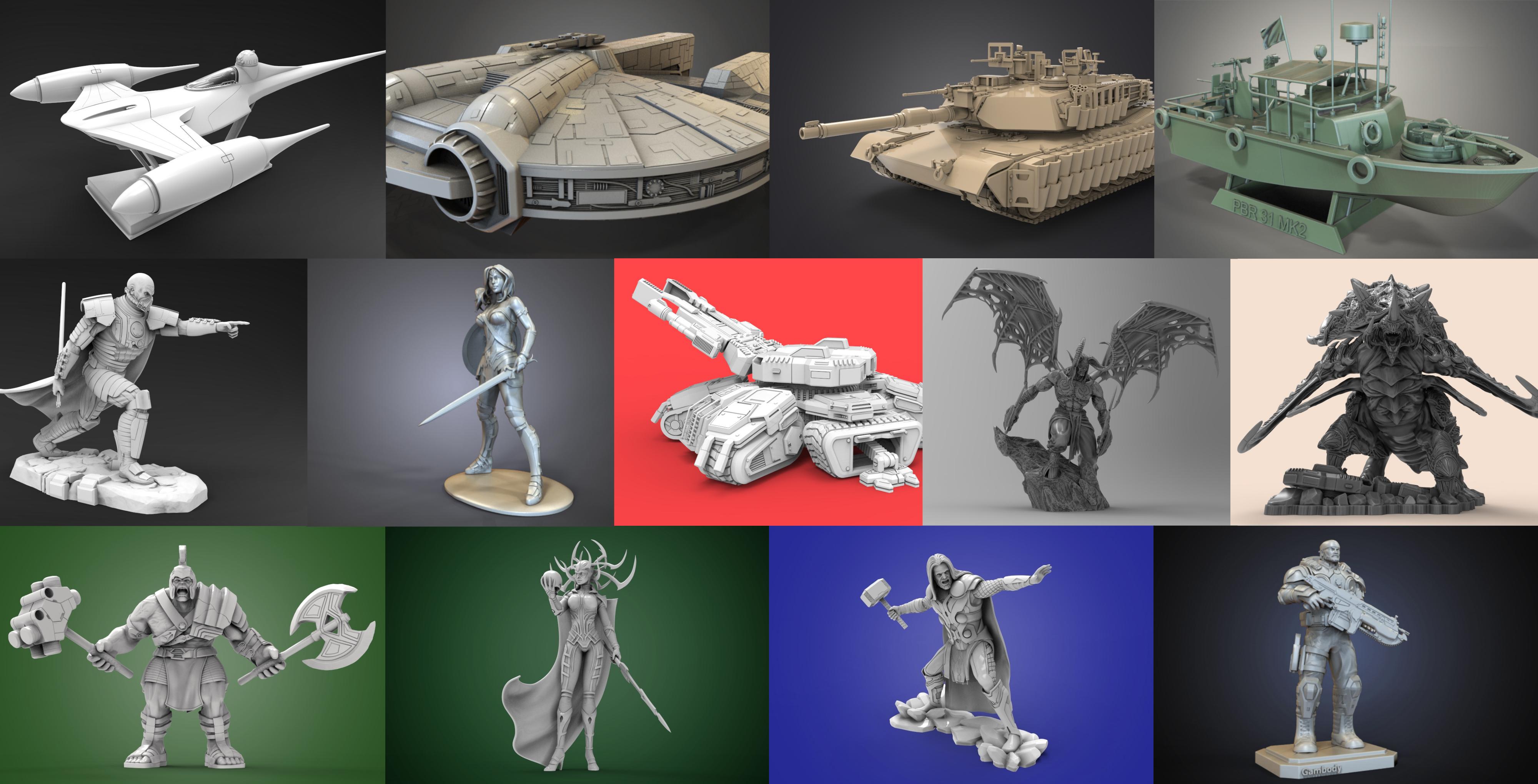 3D Printing Miniatures Pick of the Month - Gambody, 3D Printing Blog