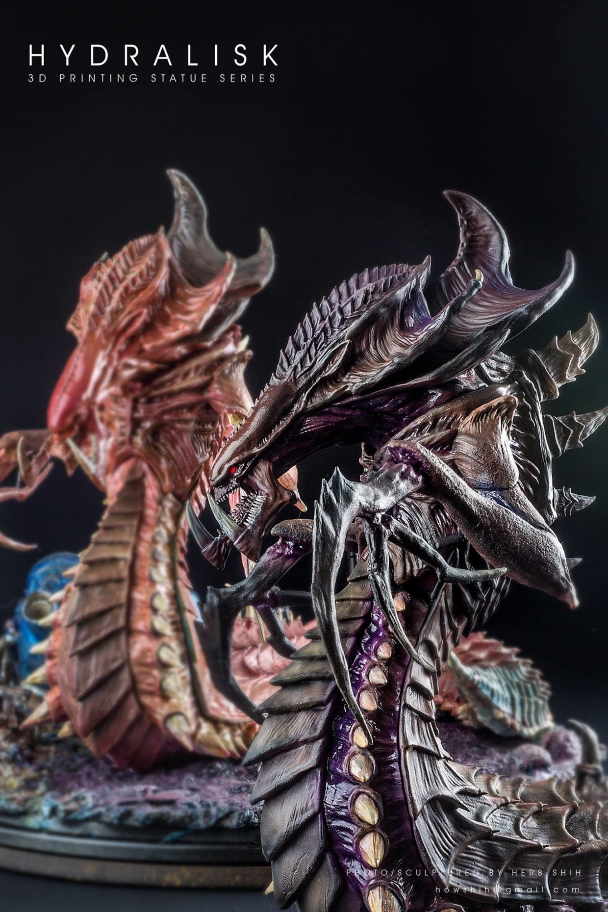 MAKER IN THE SPOTLIGHT: HERB 3D PRINTS AND PAINTS STARCRAFT HYDRALISK ...