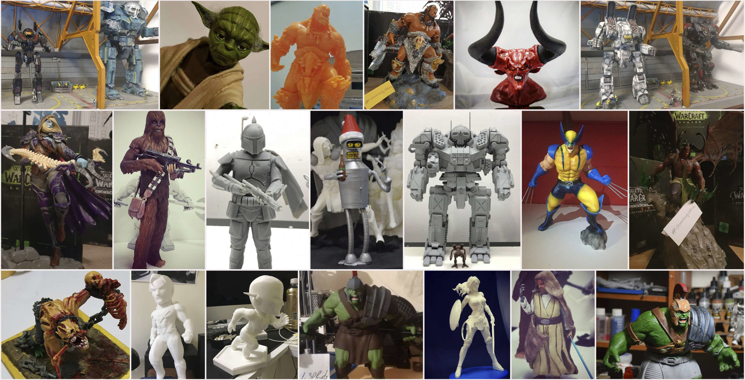 Feb’ 3D Printing Figurines Pick of the Month - Gambody, 3D Printing Blog