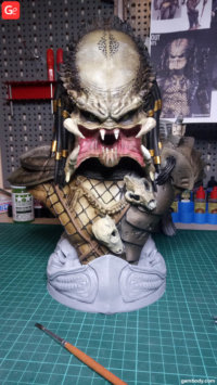 Best Predator Bust 3D Print Painting Tutorial for Beginners and Pros
