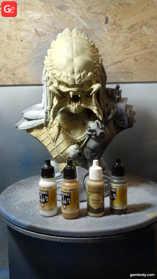 Best Predator Bust 3D Print Painting Tutorial for Beginners and Pros