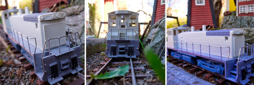 Train 3D Model and 3D Printed Trains & Railway Photos