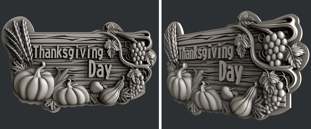 Fantastic Thanksgiving STL Files with Decor to 3D Print