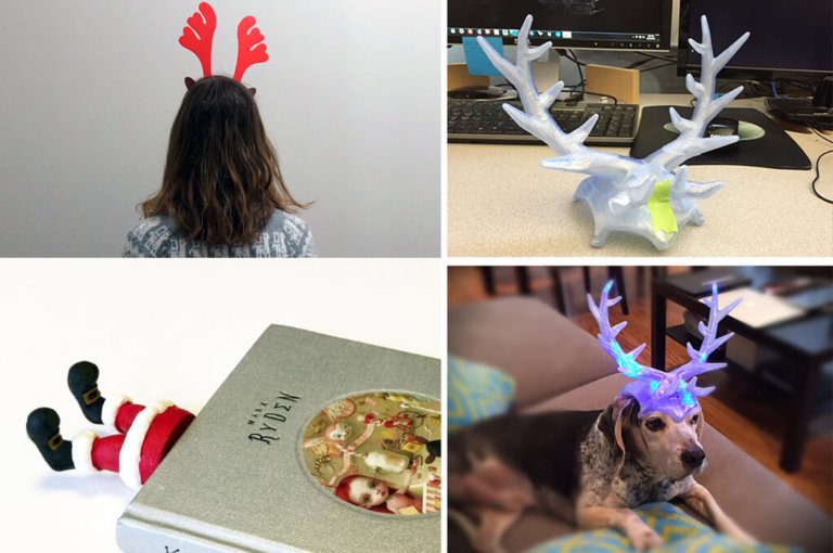 Fantastic 3D Printing Christmas Ideas with STL Files and Photos