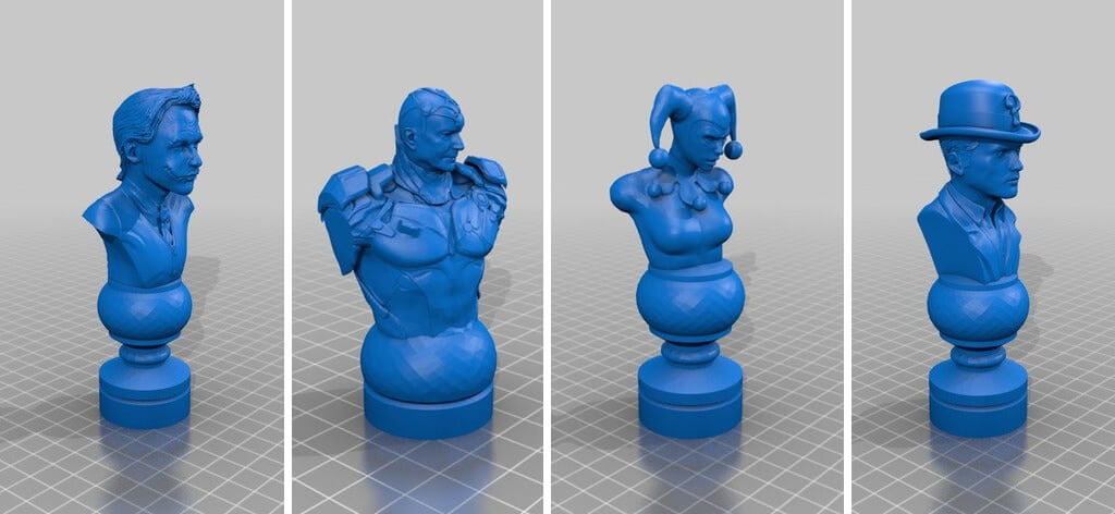 Popular DC Comics Villains to 3D Print: Models with STL Files