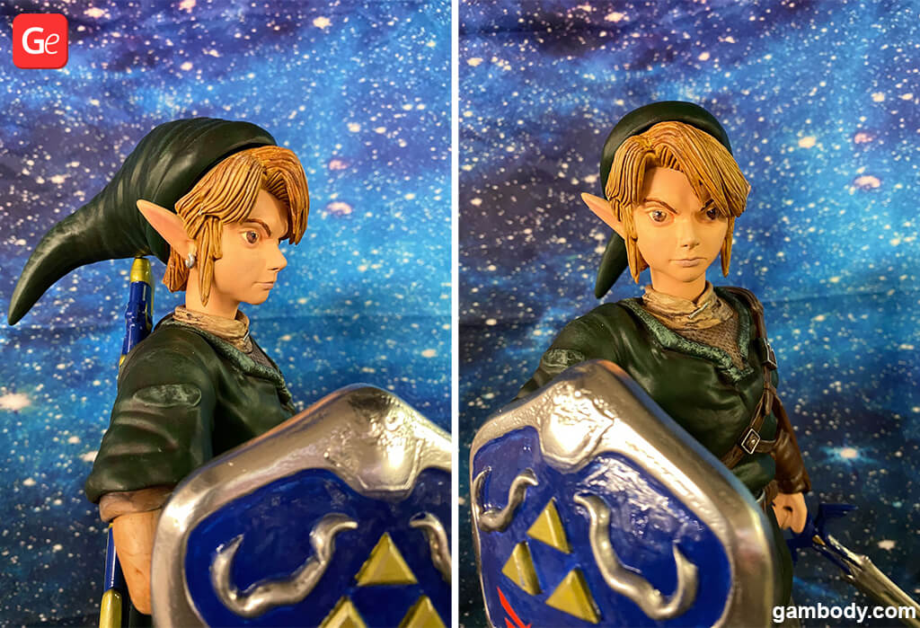 Fantastic Zelda Link Figure 3D Printed as a Gift for Christmas