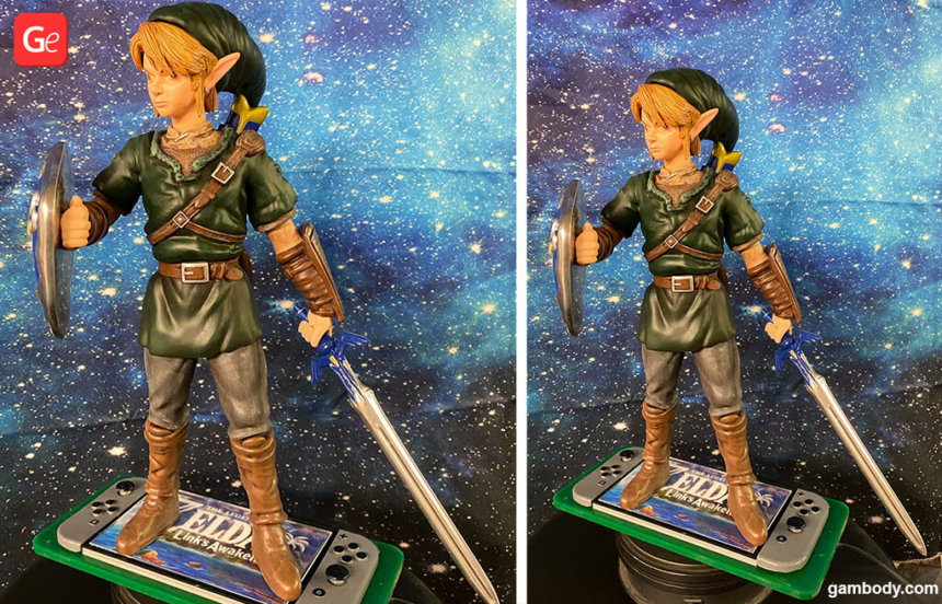 Fantastic Zelda Link Figure 3D Printed as a Gift for Christmas