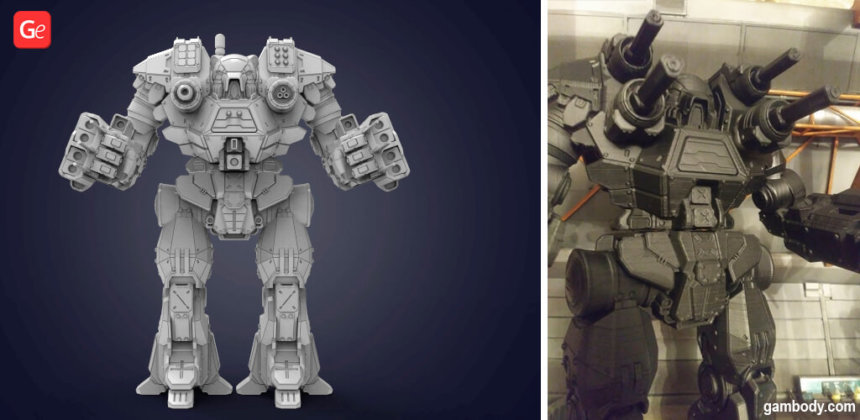 25 Best MechWarrior 3D Print Models to Make in 2020: MWO Robots