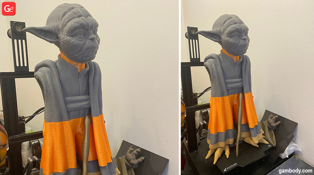 Best Master Yoda 3D Printed Model with Painting Tips