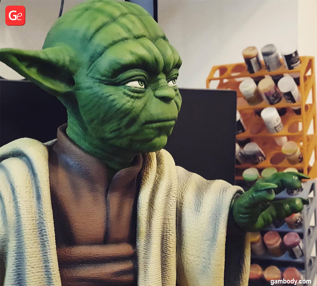 Best Master Yoda 3D Printed Model with Painting Tips