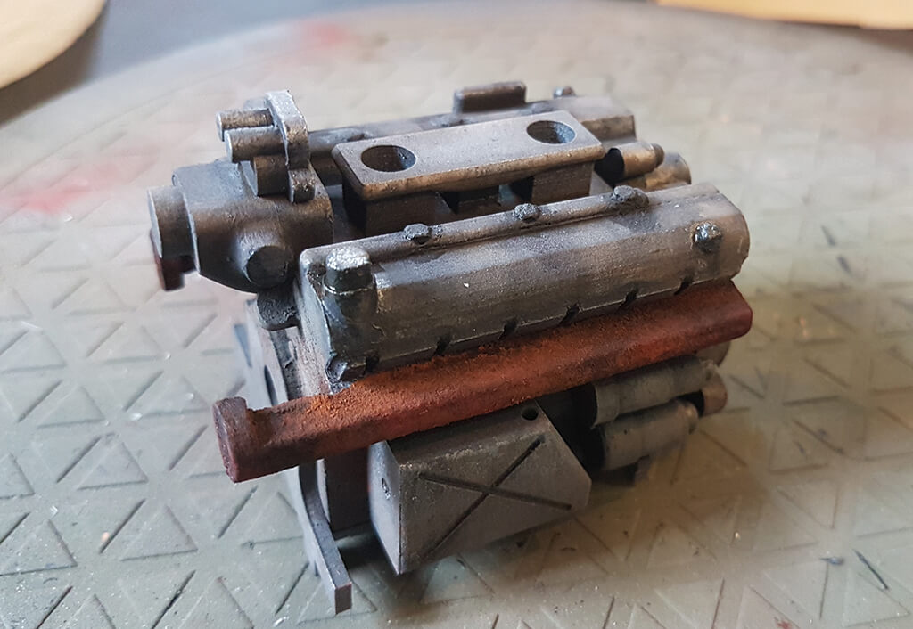 3D Printed Tank 3D Model Painted Amazingly by Carlos Díaz