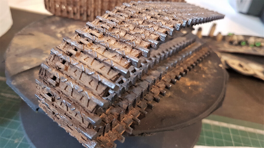 3D Printed Tank 3D Model Painted Amazingly by Carlos Díaz