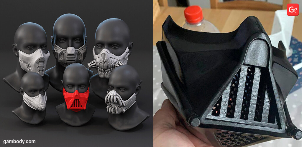 Fun Face Mask 3D Model to Print: Great DIY Project Ideas