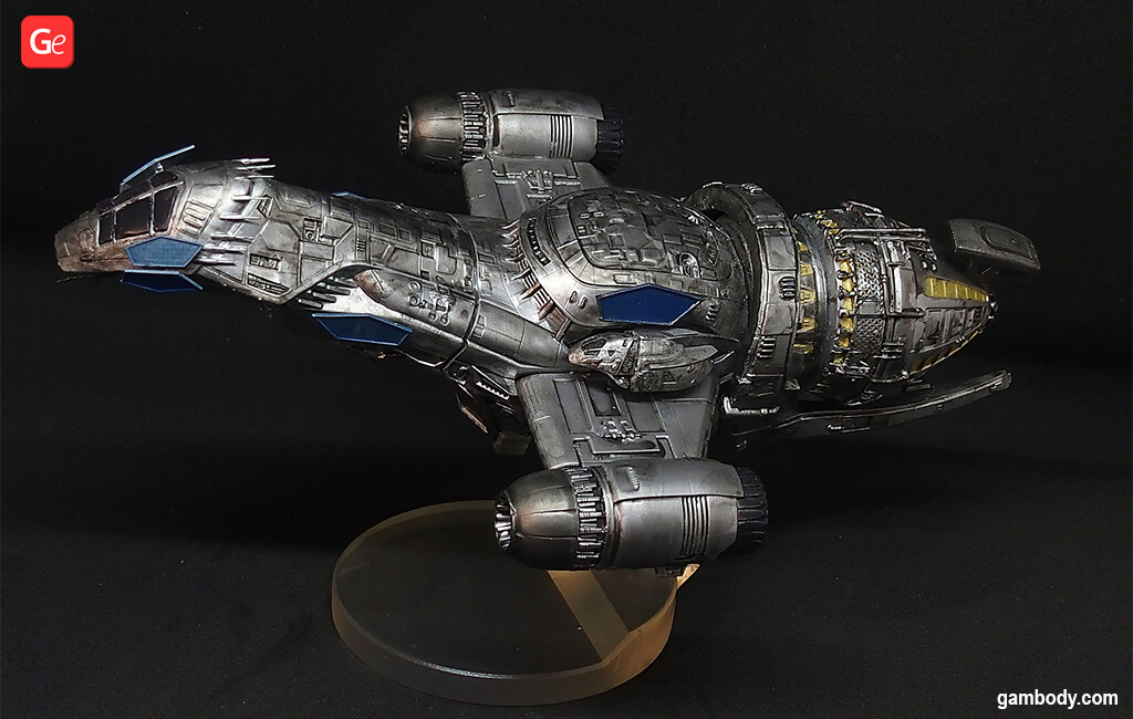 Firefly Serenity Ship Model: How to Paint 3D Prints
