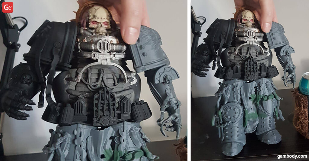 Tips on How 3D Print and Paint Chaplain 40K Model