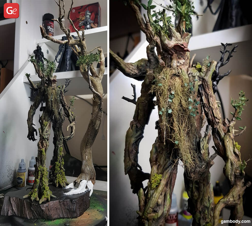 How to Paint Treebeard 3D Print Model: Tips by Seppus Endertus