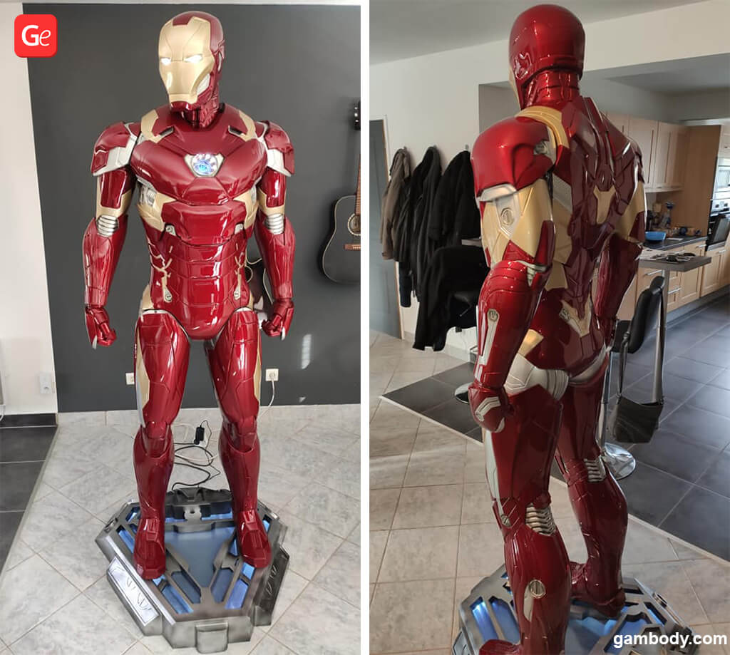 3D Printing Life-Size Iron Man Statue and Painting Guide