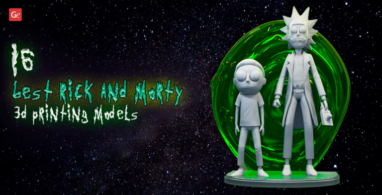 Top 16 Rick & Morty Models for 3D Printing You'll Love to Make