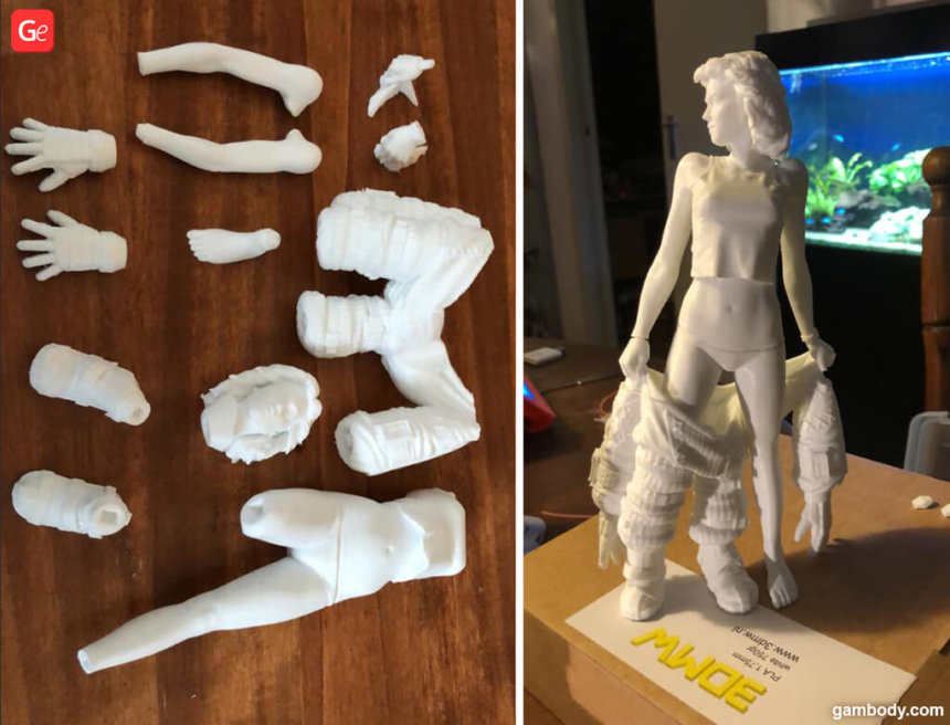 3D Aliens to 3D Print and Alien Movie Spaceship Models: STL Files
