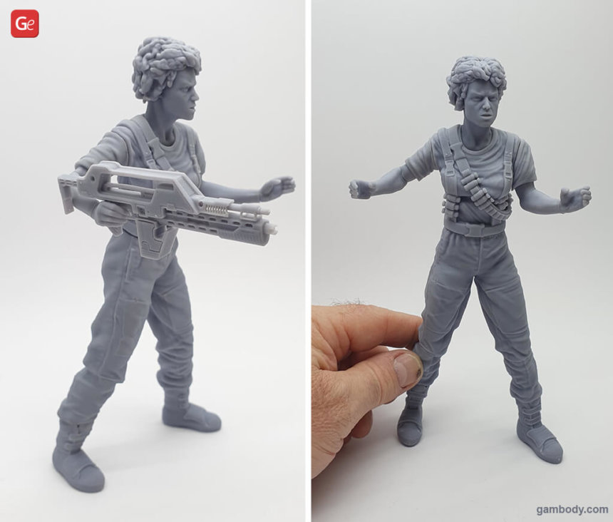 3D Aliens to 3D Print and Alien Movie Spaceship Models: STL Files