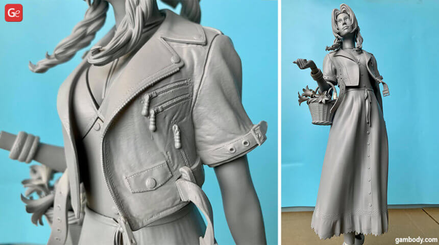 Final Fantasy 7 Aerith Figure: Cool 3D Models to 3D print