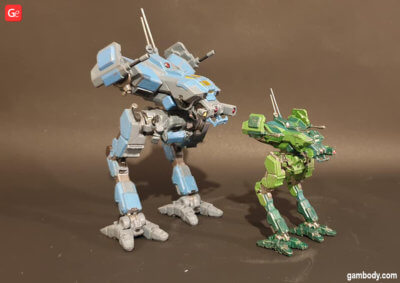 3D Printed BattleTech Models: Miniatures and Large-Scale Mechs