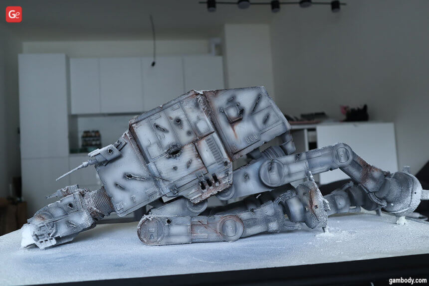 3D Printed Articulated Action Figure: Star Wars AT-AT Walker