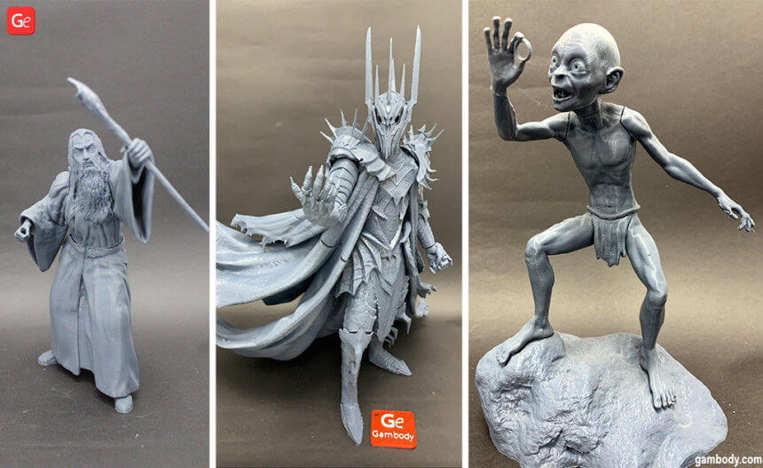 DnD Props for a 3D Printed Dungeons and Dragons Game (D&D)