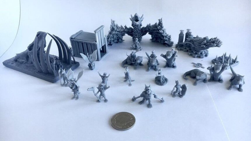 DnD Props for a 3D Printed Dungeons and Dragons Game (D&D)