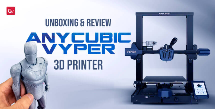 Anycubic Vyper 3D Printer Review, Assembly, Specs, Test Print