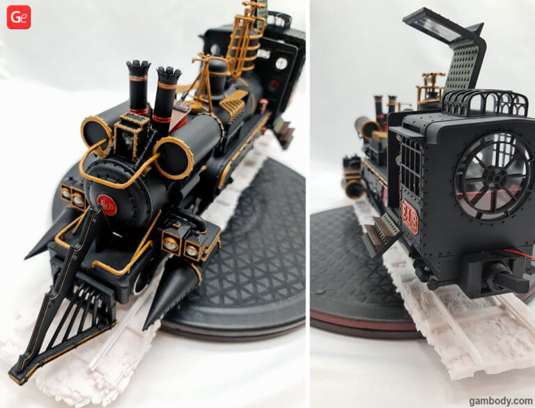 Train 3D Model and 3D Printed Trains & Railway Photos