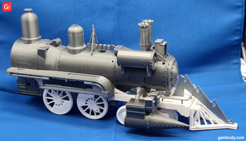 Train 3D Model and 3D Printed Trains & Railway Photos