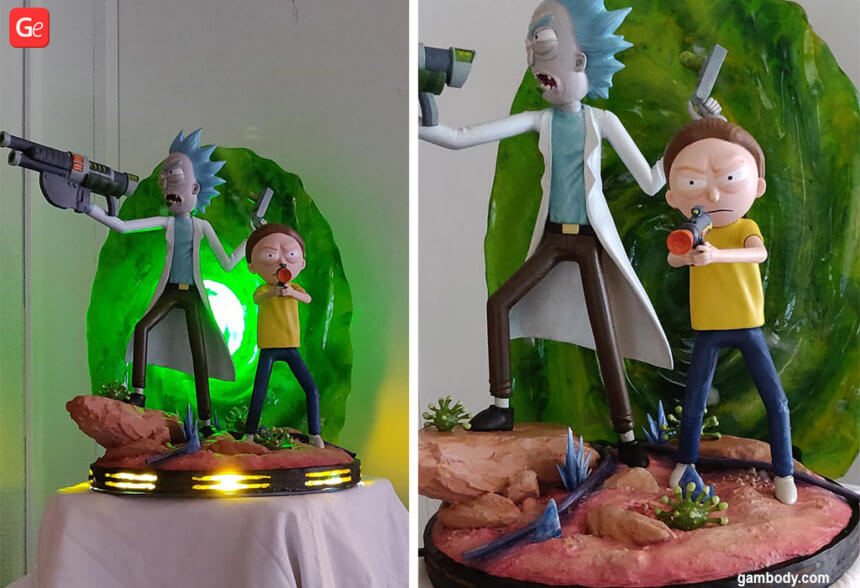 Top 16 Rick & Morty Models for 3D Printing You'll Love to Make