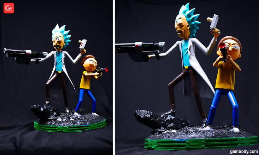 3D Cartoon Character Models: 3D Printed Figurines to Make
