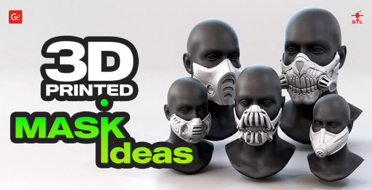 3D Printed Mask for Your Face: 3D Model STL Files