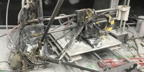 3D Printer Fire Risks with Overnight Printing