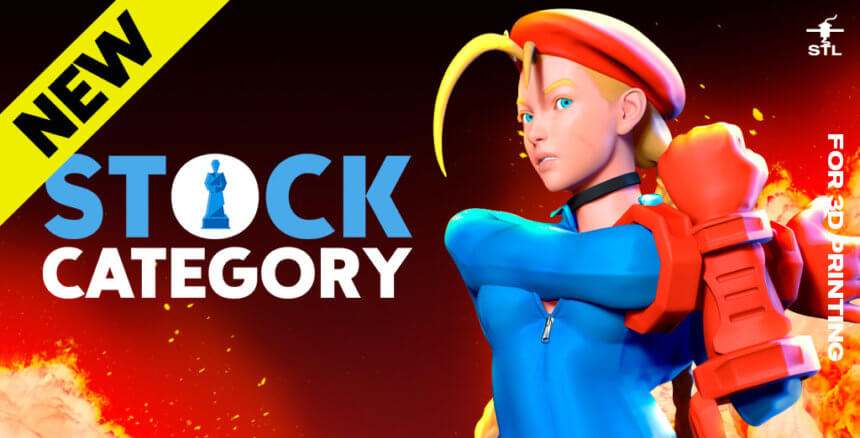 Stock Category on Gambody 3D Printing Marketplace