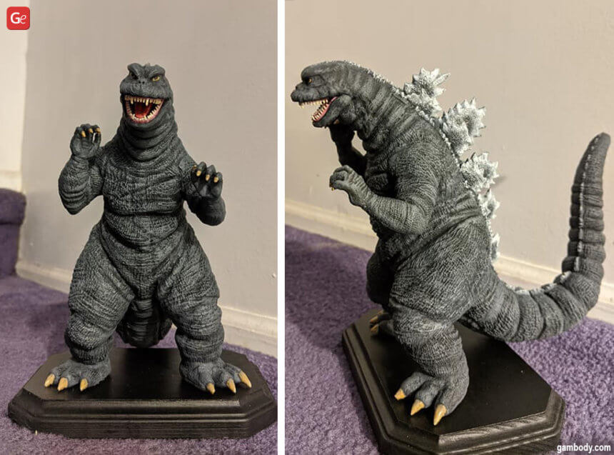 Godzilla 3D Print: Best 3 Model STL Selection