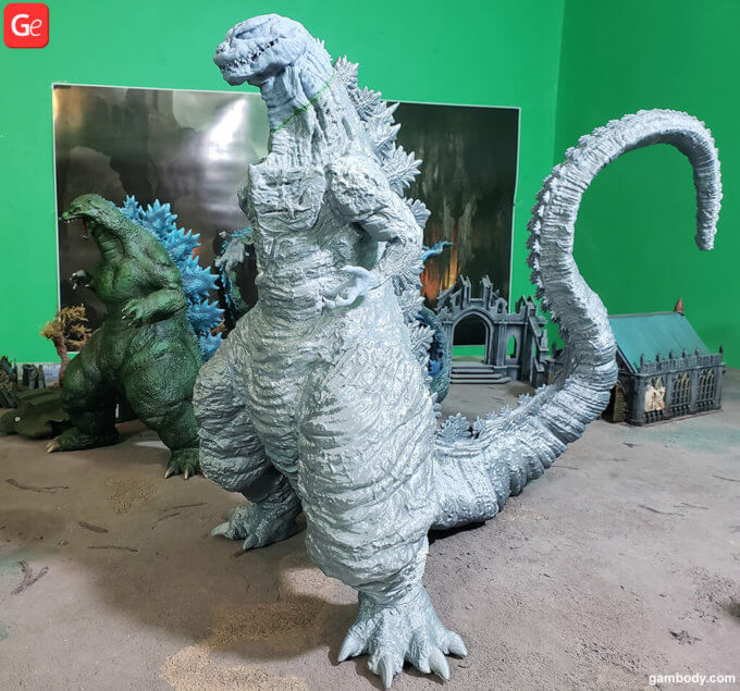 Godzilla 3D Print: Best 3 Model STL Selection