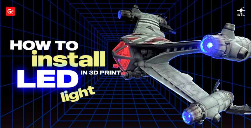 How to Install LED Strip Lights in 3D Prints