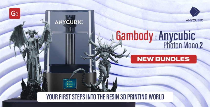3D Printer Starter Kit: Gambody & Anycubic Photon Mono 2
