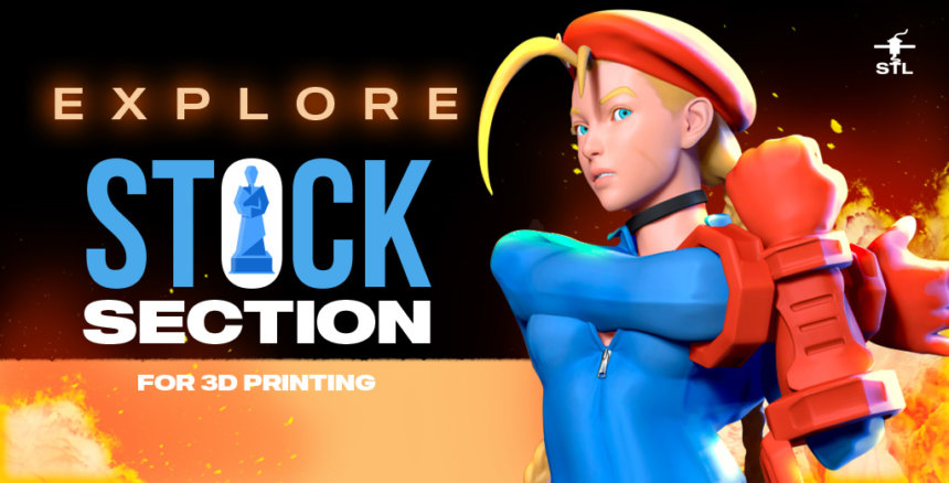 3D Printing Stock Section on Gambody Marketplace